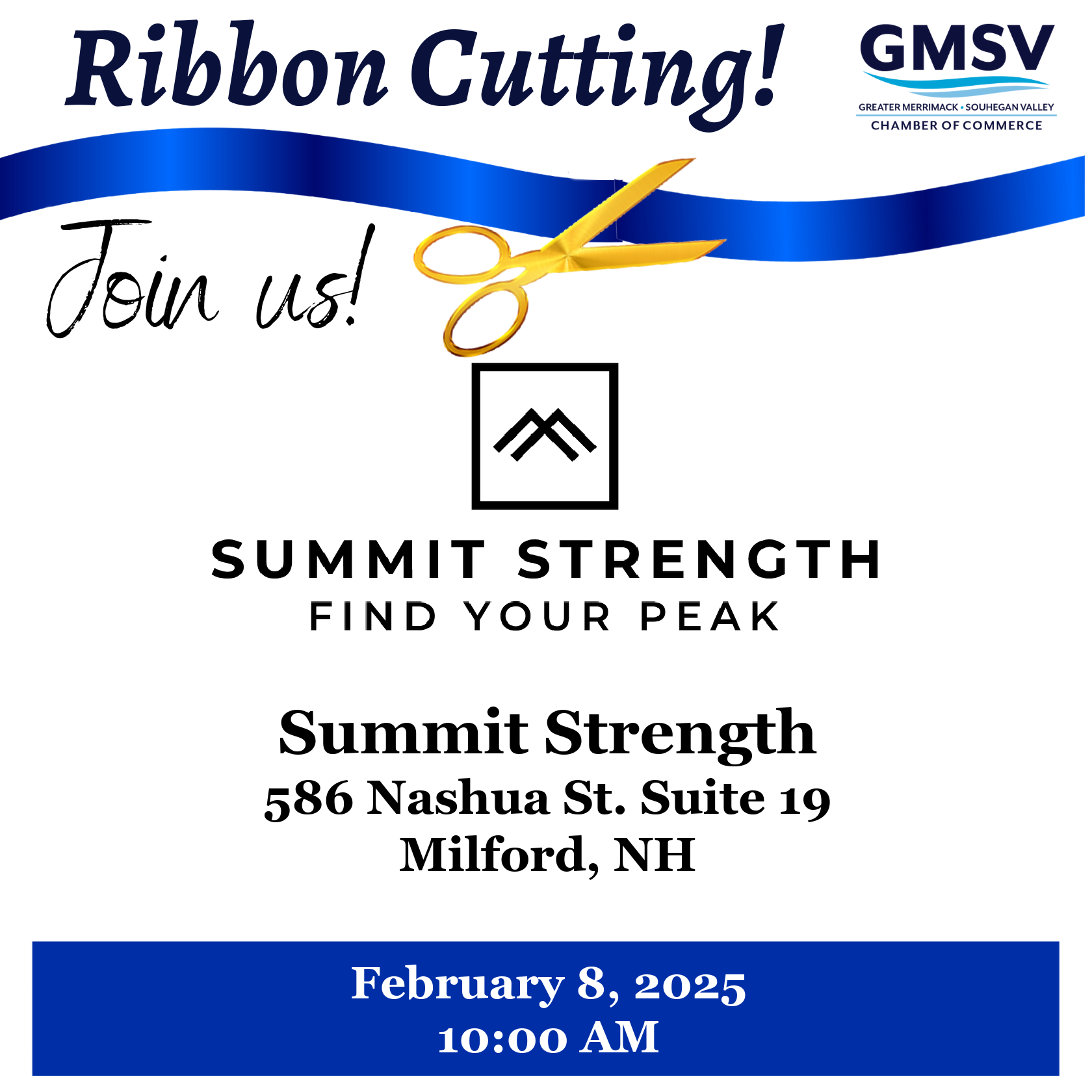 Ribbon Cutting at Summit Strength-Regular Events