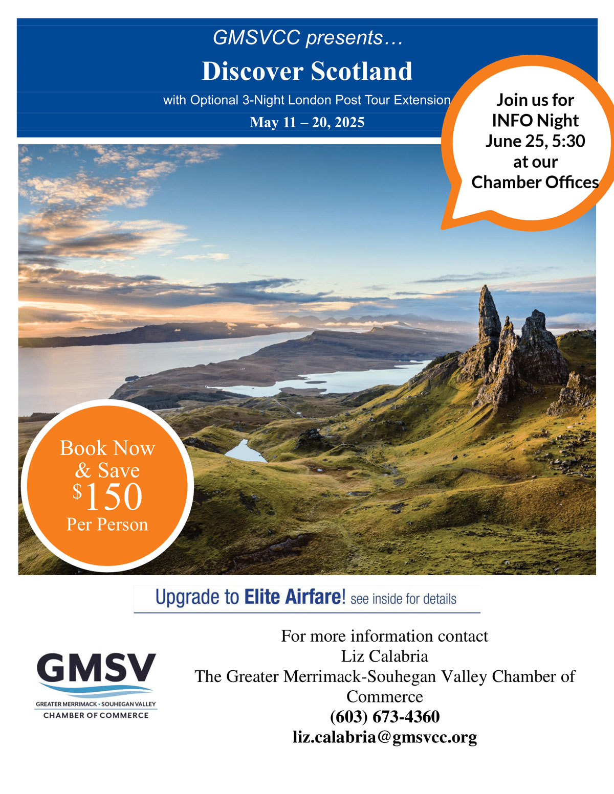 Chamber Travel Info Night: Discover Scotland-Programs